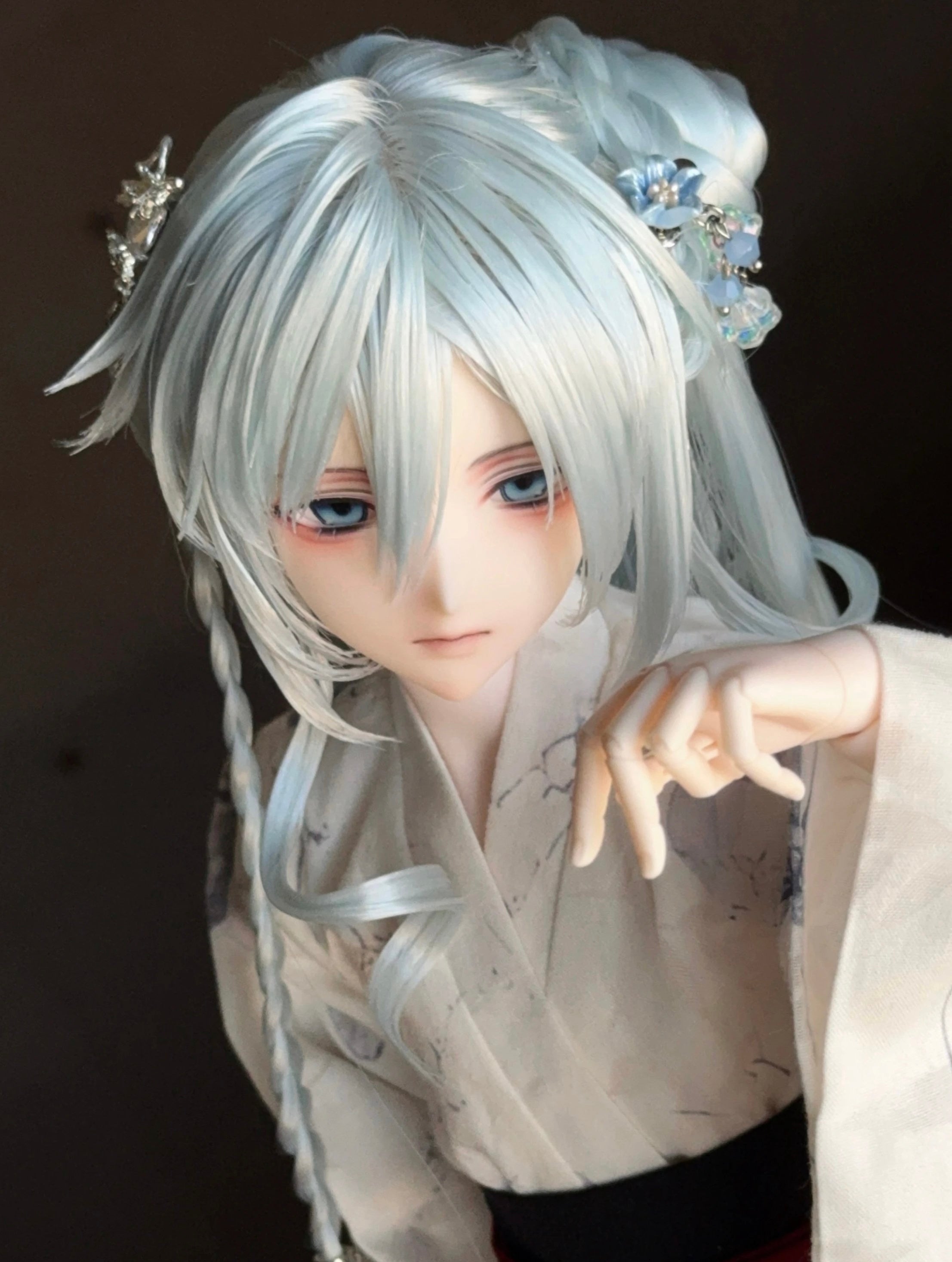 White Twenty-One 1/4 BJD Head Xun薰 – DollSphere